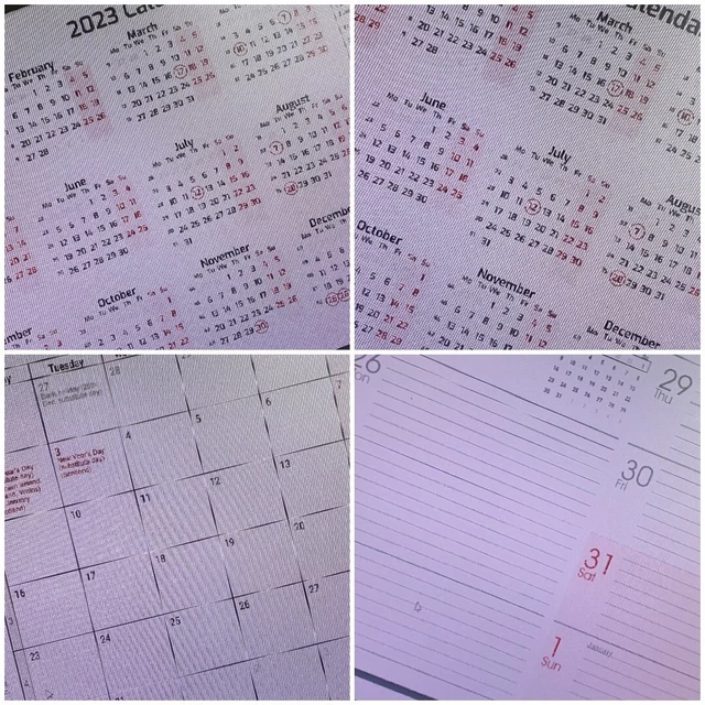 PRINTABLE CALENDAR 2023 (kids homework, your to do, yearly planner ...