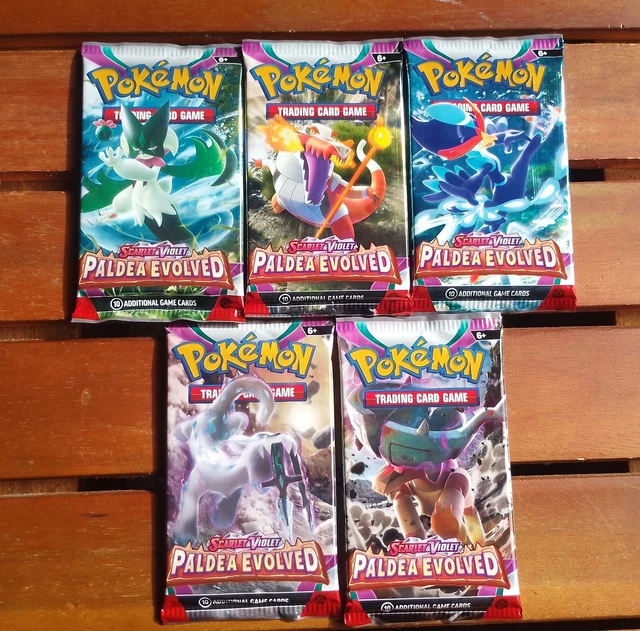 POKÉMON PALDEA EVOLVED ARTSET booster packs Meowscarada Skeledirge ...