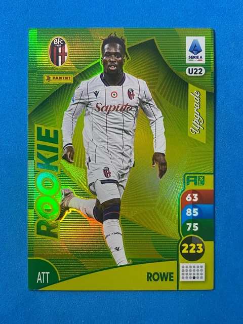 PANINI CALCIATORI ADRENALYN 2025-26 2026 Upgrade U22 Rowe (Bologna) EUR ...