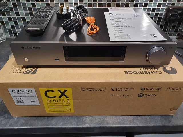 CAMBRIDGE AUDIO CXN (V2) Network Streamer DAC | Remote | Lunar grey ...