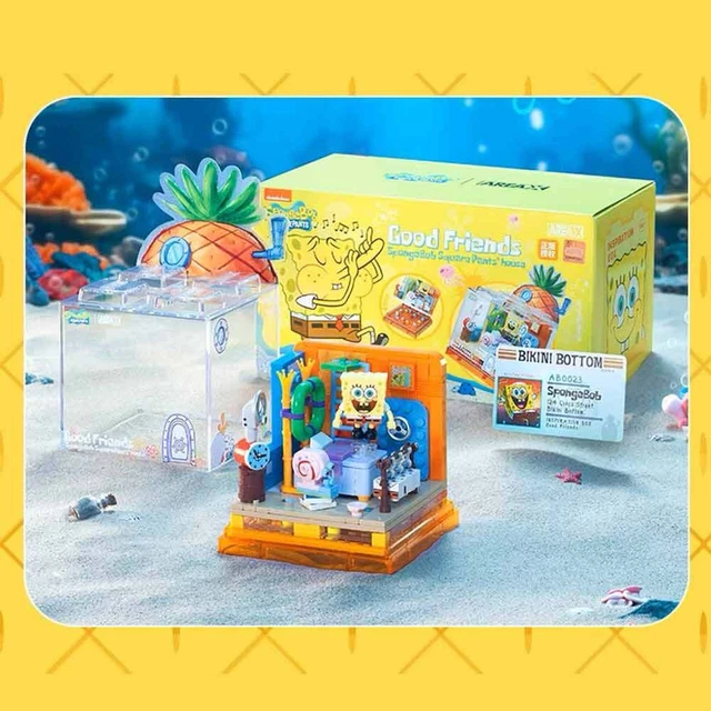 SPONGEBOB SQUAREPANTS BUILDING Blocks Patrick Star Krusty Krab ...