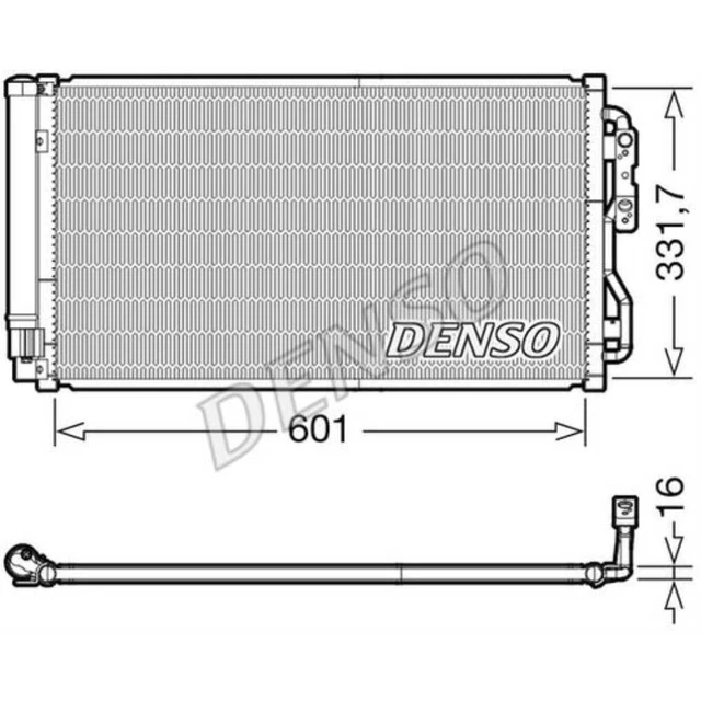 DENSO CONDENSATEUR CLIMATISATION Climatiseur pour BMW 1er F20 3er ...