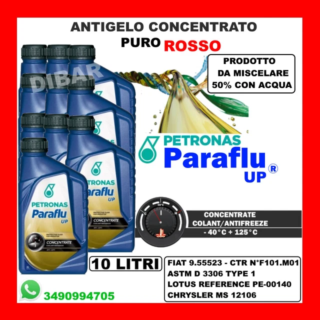PETRONAS PARAFLU UP Frostschutzmittel - Konzentrat Von Verdünnen 50% ...