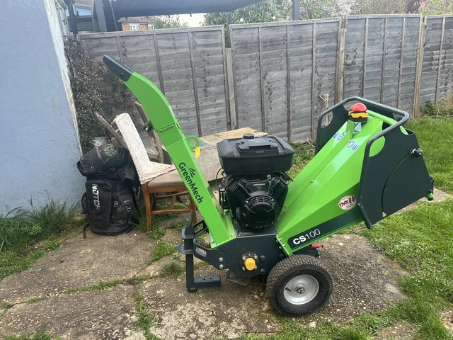 GREENMECH CS100 18HP Wood Chipper £420.00 - PicClick UK