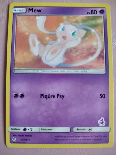 MEW 32/68 Deck Mewtwo Carte Pokemon Français Soleil Et Lune EUR 2,00 ...