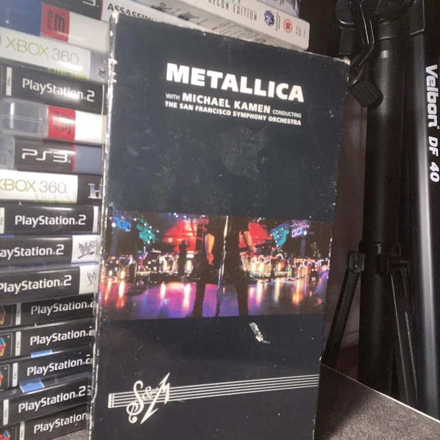 METALLICA WITH MICHAEL Kamen Conducting The San Francisco Symphony Orchestra Vhs £9.99 - PicClick UK
