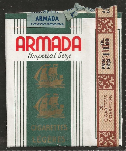 VINTAGE CIGARETTE/TOBACCO PACKET-#2778- Empty Pack - Armada Imperial ...