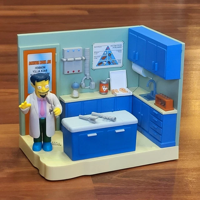 THE SIMPSONS DR.NICK'S OFFICE ENVIRONMENT Figure Playmates 2002 ...