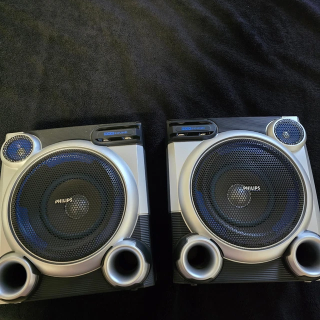 PHILIPS FWM377 HI-FI Speakers wired 6 OHM 2-way £31.36 - PicClick UK