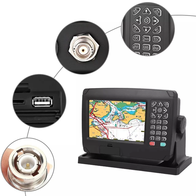 GPS NAVIGATION FOR Boat 7 Inch Color Display Multifunction Fish Finder ...