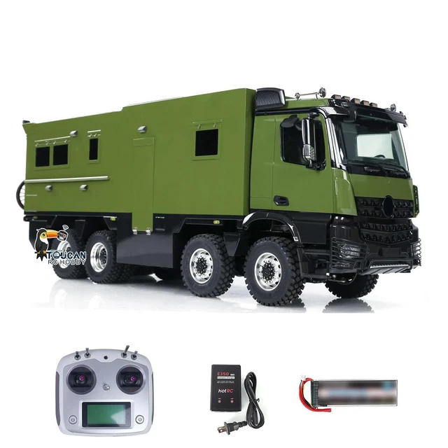 1/14 METAL CHASSIS RC Recreational Vehicle 8x8 Remote Control Touring ...