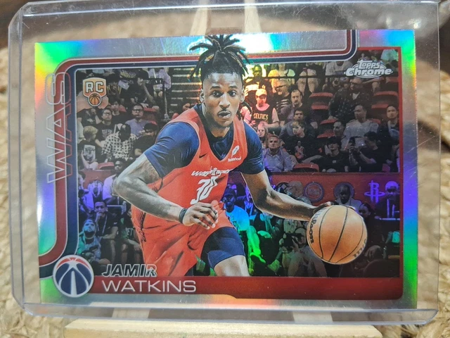 2025-26 TOPPS CHROME Basketball Refractor RC #294 Jamir Watkins $1.36 ...