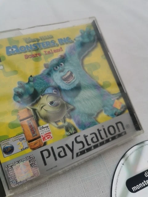 DISNEY PIXAR MONSTERS Inc PLATINUM PS1 PAL COMPLETE £4.99 - PicClick UK