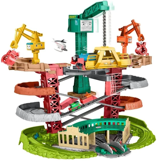 THOMAS & FRIENDS Trains and Cranes Super Tower Track Playset £74.49 ...