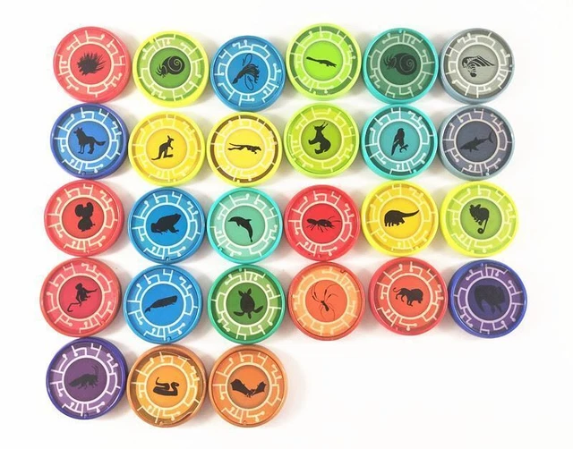 RANDOMLY 30PCS WILD Kratts Creature Power Discs Kids Pretend Toy ...