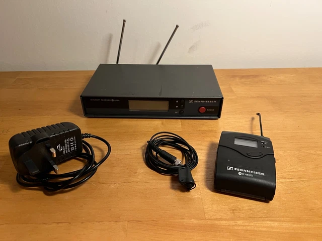 SENNHEISER EW100 G1/G2 Wireless Bodypack Transmitter + Receiver + ME 2 ...