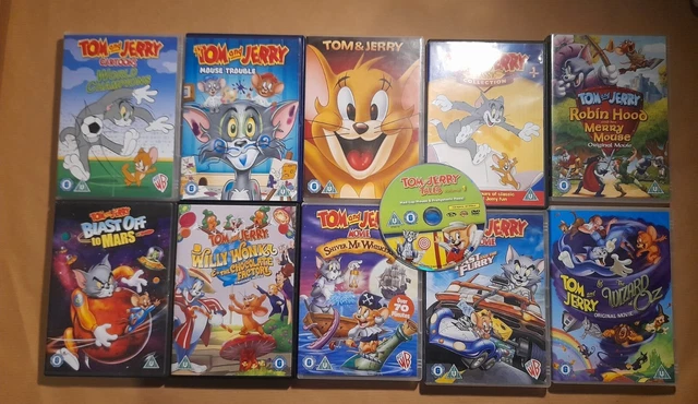 10 X TOM & JERRY DVD Bundle Job Lot - Kids Children's Cartoons Movies ...