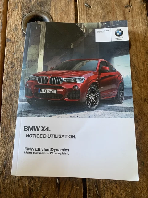 MANUEL NOTICE D Utilisation BMW X4 EUR 50,00 - PicClick FR