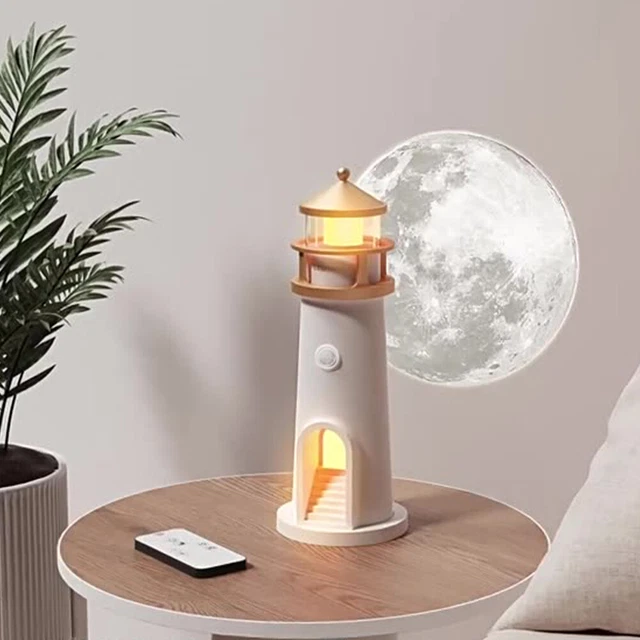 BEACON PROJECTOR LIGHT Decorative Small Night Light Lighthouse ...