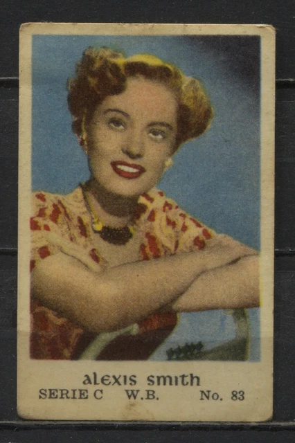 ALEXIS SMITH VINTAGE Movie Film Star Trading Card No. C83 EUR 2,67 ...