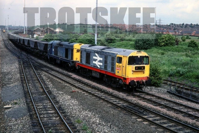 35MM SLIDE BR British Rail Diesel Loco Class 20 20215 Toton 1991 ...