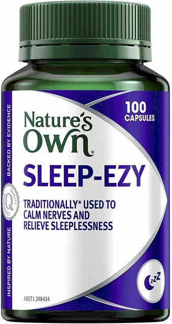 NATURE'S OWN SLEEP Ezy Calms Nerves Herbal Relieves Sleeplessness 100 ...