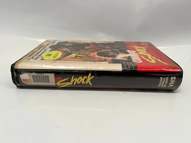 COMBAT SHOCK RARE Australian Delta VHS Video 80s exploitation war drama ...