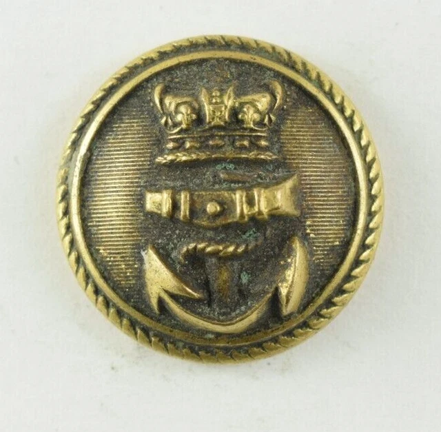 1850'S-60'S BRITISH ROYAL Navy Gilt Uniform Button Original L6C £25.55 ...