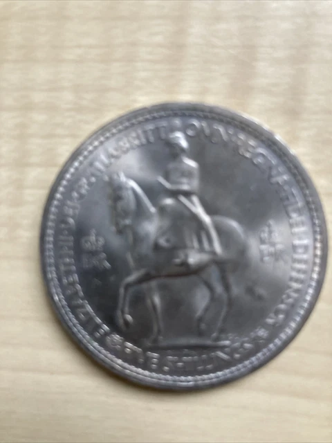 1953 QUEEN ELIZABETH II Coronation Crown Commemorative Five 5 Shilling ... 1953 QUEEN ELIZABETH II Coronation Crown Commemorative Five 5 Shilling ...