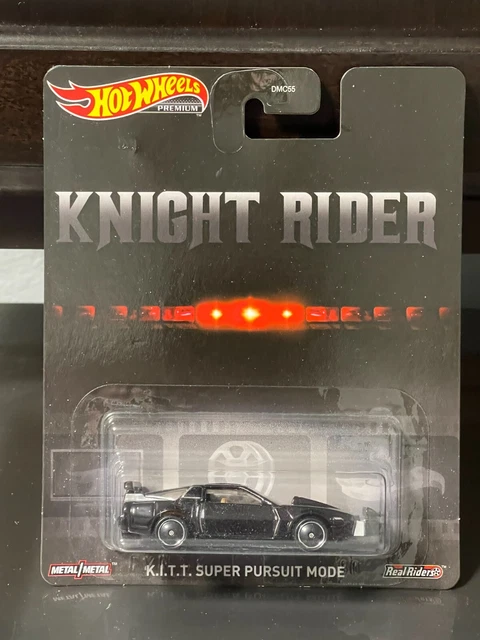 1/64 HOT WHEELS Premium Retro Knight Rider K.i.t.t. Super Pursuit Mode ...