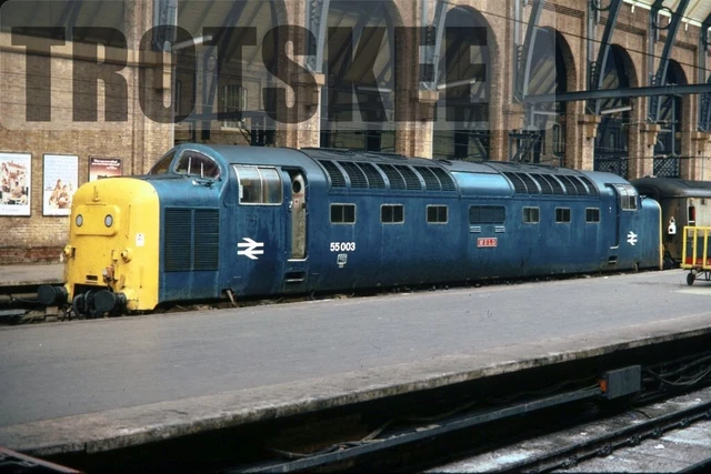 35MM SLIDE BR British Railways Diesel Loco Class 55 55003 1978 Original ...