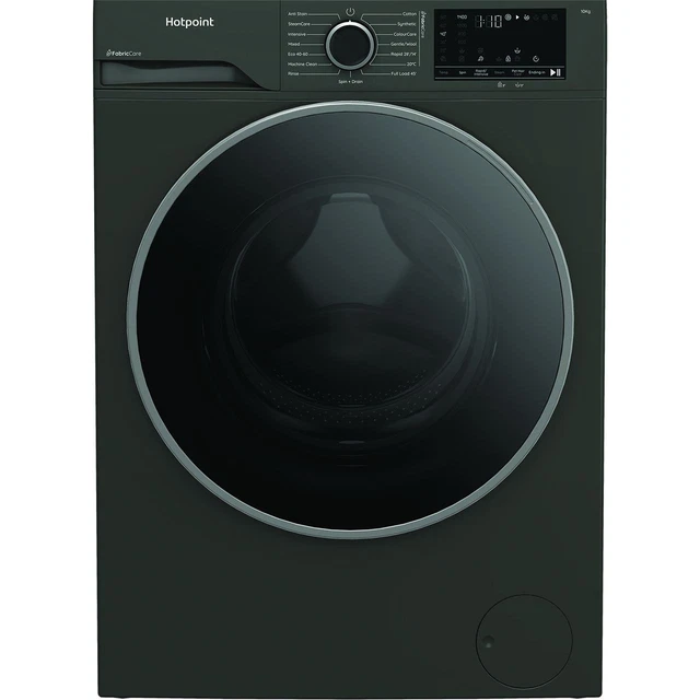 HOTPOINT HBCA 103G CARE UK 10Kg Washing Machine Dark Grey 1400 RPM A ...