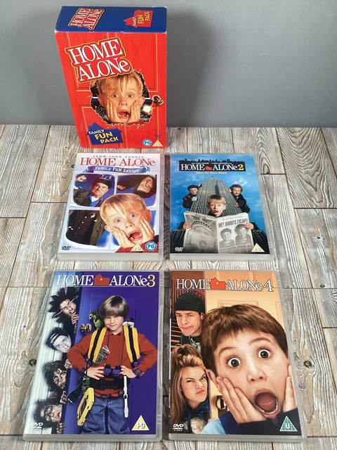 4 X HOME Alone DVD Collection - Set Includes All Movies 1-4 - Family ...