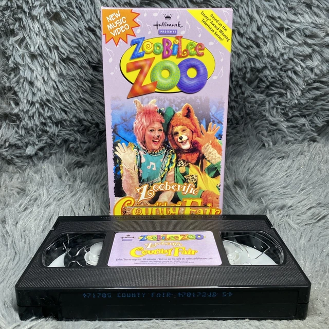 ZOOBILEE ZOO: ZOOBERIFIC County Fair VHS Tape Hallmark Presents Kids ...