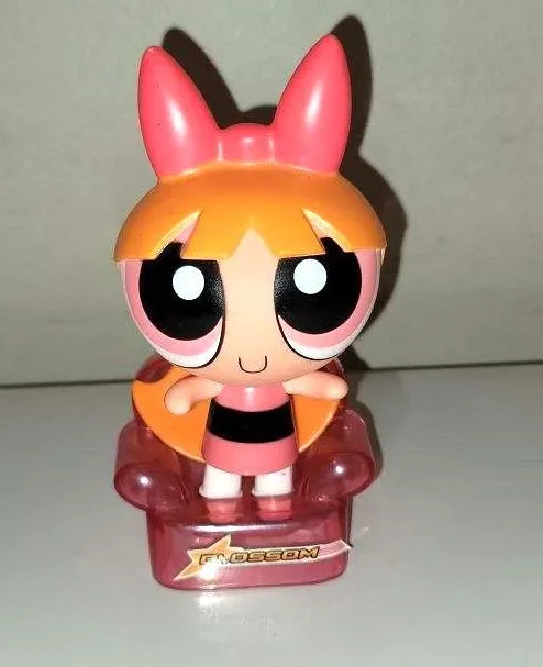 Power Puff Girls Blossom Doll Figure With Chair Cartoon Network Vintage 3995 Picclick
