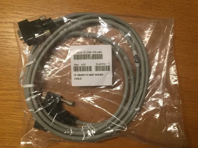 EMC DB25M TO DB9F Serial Modem Cable / 038-003-444 / SunF PU E132276-C ...
