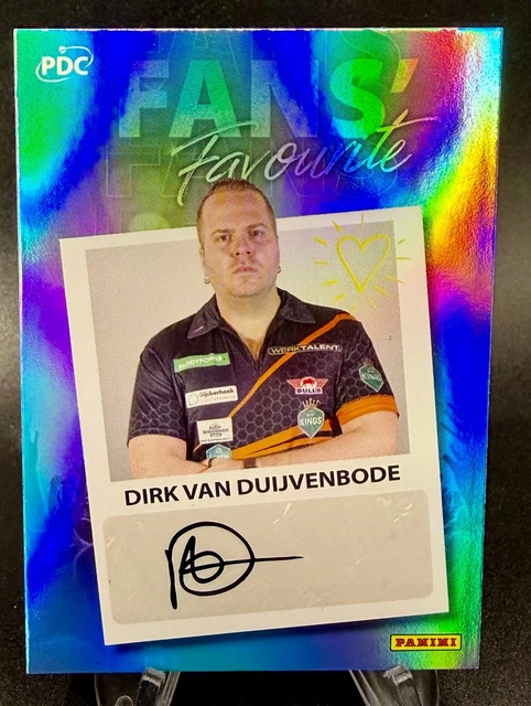 PANINI PDC WORLD Championship 2026 # Dirk van Duijvenbode # Auto ...