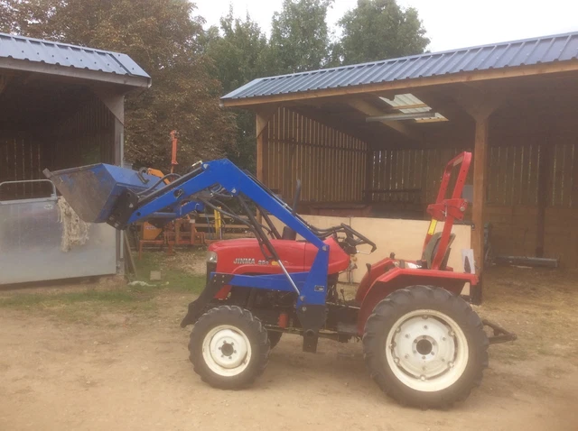 COMPACT TRACTOR WITH front loader, good condition Jinma 254 ...
