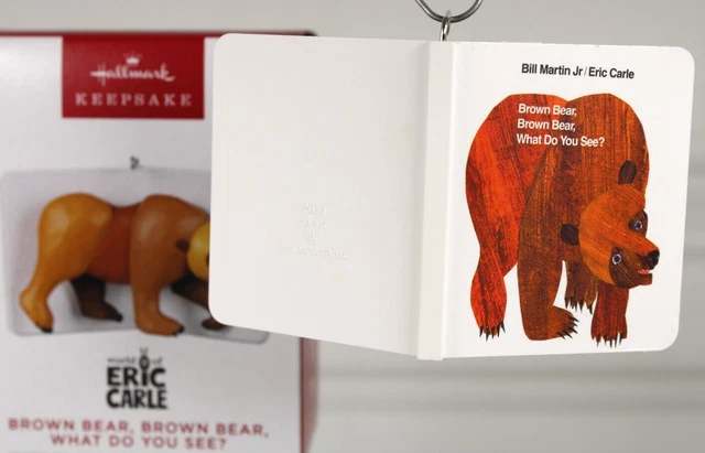 HALLMARK ERIC CARLE "Brown Bear, Brown Bear, What Do You See" Book ...