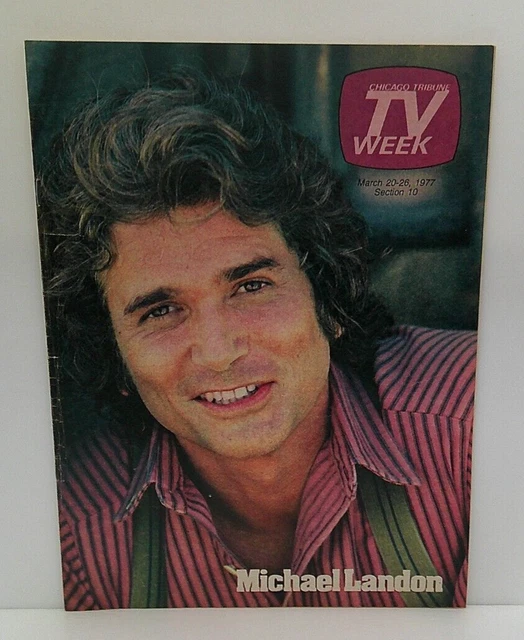 CHICAGO TRIBUNE TV Week Tv Guide Magazine Mar 20-26 1977 Michael Landon Cover £7.81 - PicClick UK