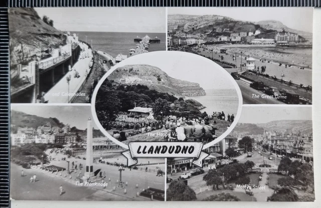 CARTOLINA LLANDUDNO HAPPY Valley Pier Mostyn S. The Great Orme EUR 12 ...
