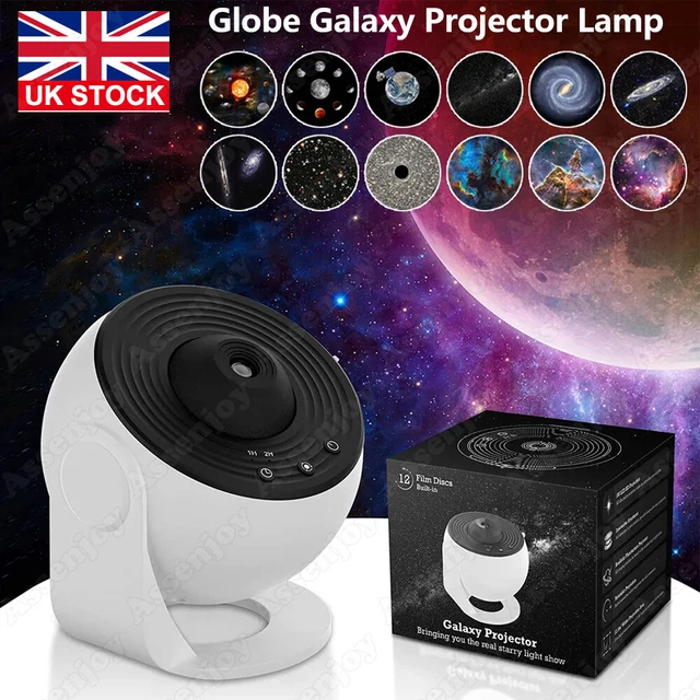 PLANETARIUM STARRY GALAXY Projector Night Light Space Rotating Nebula ...