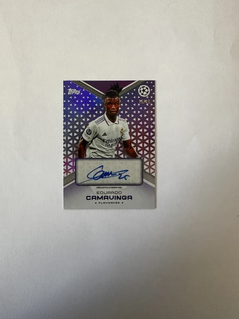 EDUARDO CAMAVINGA AUTO 13/49 Topps 2022-23 Jack Grealish Curated ...