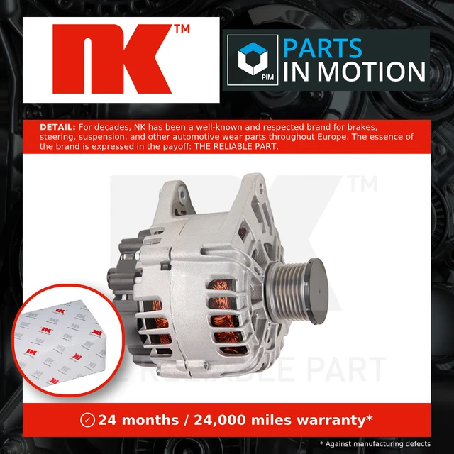ALTERNATOR FITS RENAULT KOLEOS Mk2 1.6D 2016 on NK 231004BE0B ...