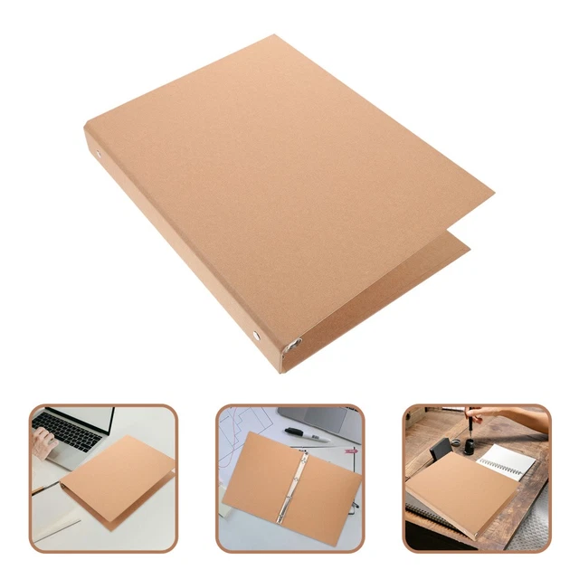 KRAFT PAPER BINDER Binders for School Cover Notebooks Loose Leaf $35.40 ...