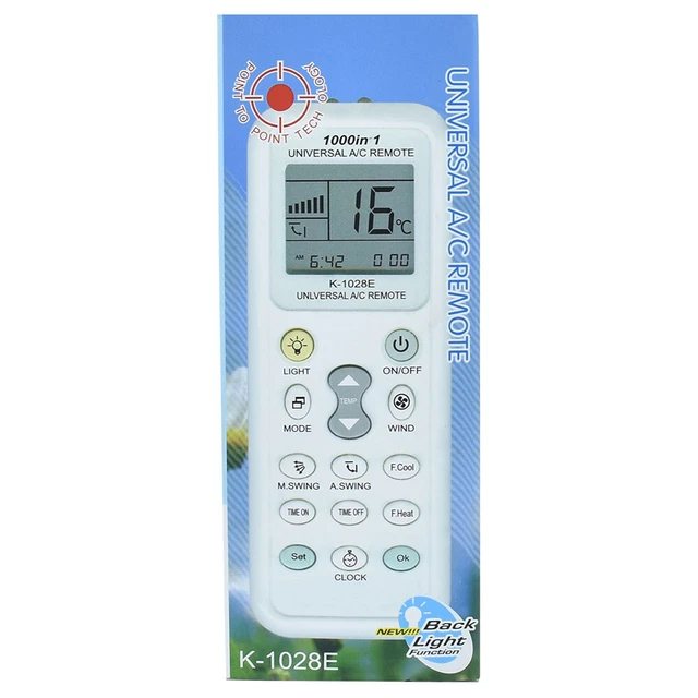 NEW K-1028E FOR Universal LCD Air Conditioner IR AC A/C Remote Control ...