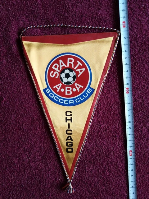 ANCIEN FANION DE football - SPARTA A.B.A. CHICAGO Soccer Club EUR 15,76 ...