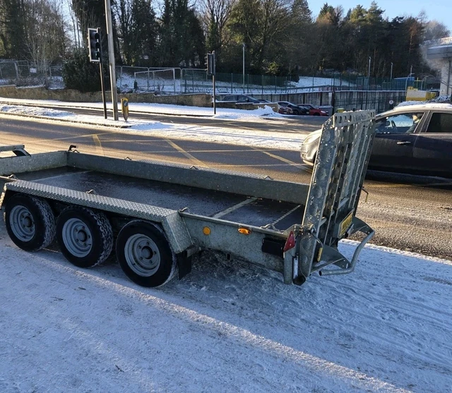 IFOR WILLIAMS GH146 Tri Axle Plant Trailer 14x6.6ft, (PLUS VAT) 2022 £ ...