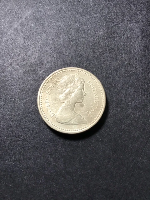 1983 ELIZABETH II One Pound Coin with edge lettering $10.24 - PicClick AU
