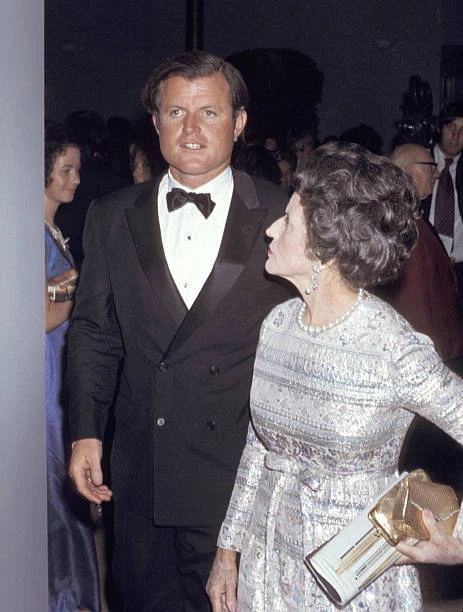 TED KENNEDY AND Rose Kennedy at Joe Kennedy Jr Foundation In - 1971 Old ...